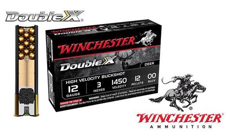 Winchester Double X Buckshot Shells 12 Gauge 3 00 Buck Box Of 5