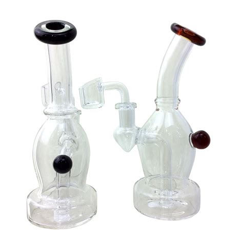 6 5 Inch Puck Base With Banger Hanger Water Pipe