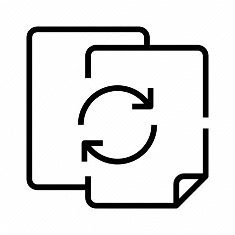 Document Synchronization Icon Download On Iconfinder