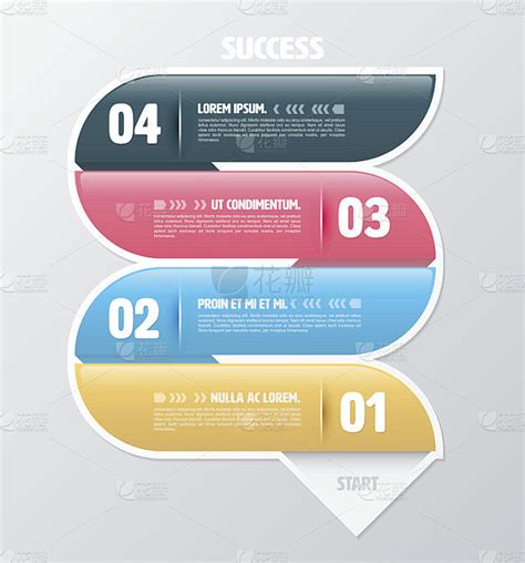 矢量元素的信息图表。