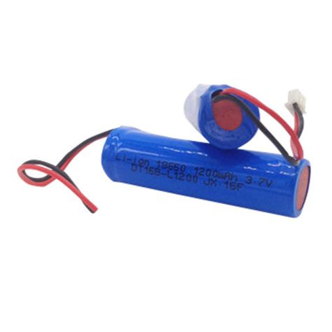 Buy Wholesale China Li Ion Mah V Rechargeable Battery With Connector Li Ion