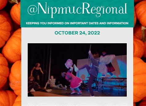 Nipmuc Newsletter October 24 2022 Nipmuc Regional High School