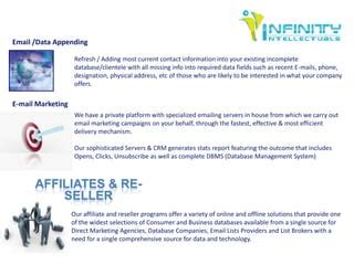 Infinity Intellectuals Inc Corporate Profile PPT