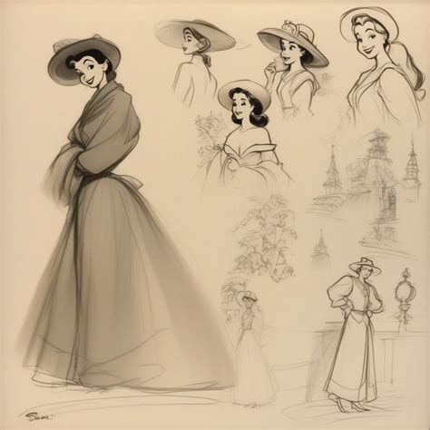 Disney Princess Fashion Sketch