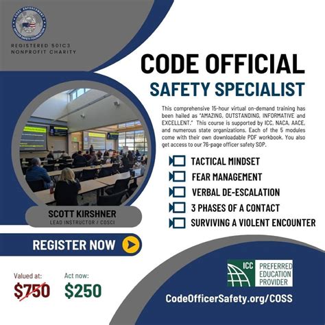 Code Enforcement Officer Safety Foundation On Linkedin Ceosf Coss