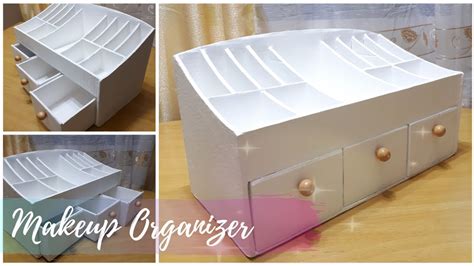 Makeup Organizer Cardboard Diy At Sophia Iliffe Blog