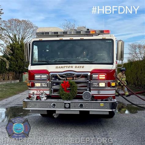 Working Structure Fire Hampton Bays Fire Department
