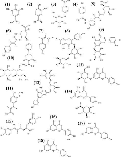 Figure 1 From Comparative Hplc Dad Esi Qtof Ms Ms Analysis Of Bioactive Phenolic Compounds