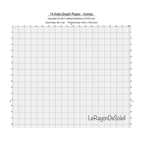 18 Count Cross Stitch Graph Paper Pohlinked