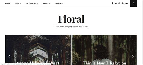 Floral By Elightup Modifications Modify Header Footer Sidebar Content Section Full Width