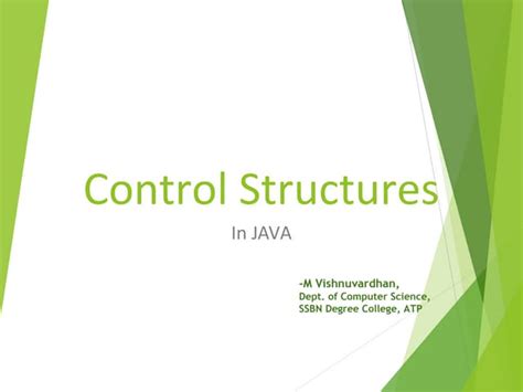 Control Structures Ppt