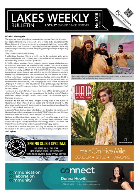 Issue 1018 Lakes Weekly Bulletin