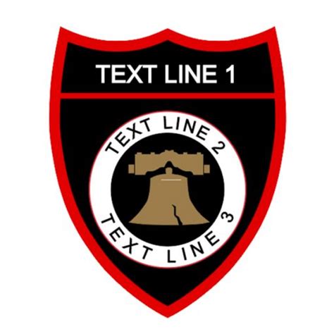 Liberty Bell Seal Shield Security Patch Build Your Patch Custom