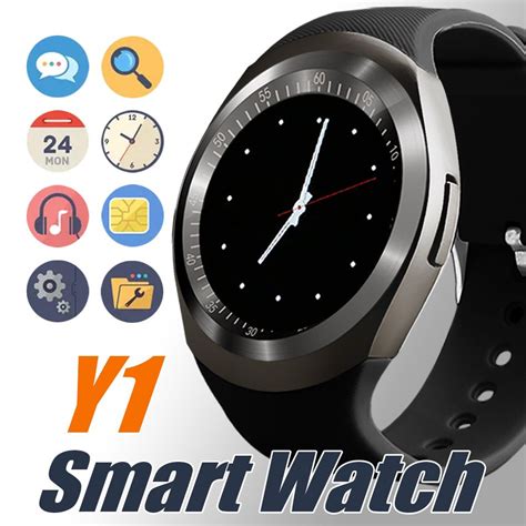 Y1 Smart Watch Latest Round Touch Screen Round Face Smartwatch Phone ...
