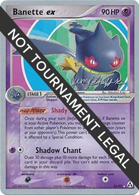 Banette Ex 2007 Jeremy Scharff Kim World Championship Decks Pokemon