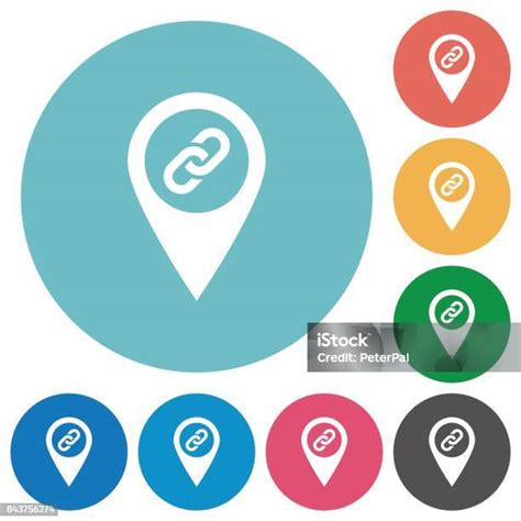 Gps 地圖位置附件扁圓形圖示向量圖形及更多主題圖片 主題 位置描述 全球定位系統 Istock