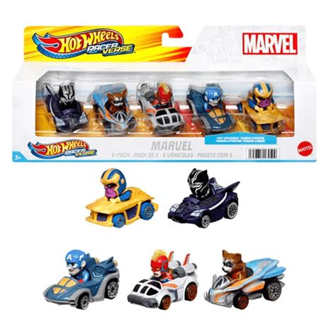 Marvel Hot Wheels Racerverse Carritos Rocket Thanos
