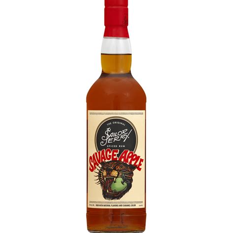 Sailor Jerry Rum Savage Apple Spiced 750 Ml Delivery Or Pickup Near Me Instacart