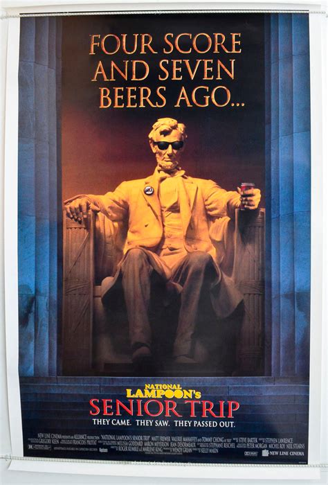 National Lampoons Senior Trip” Original One Sheet Poster Film Post