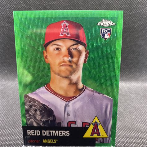 2022 Topps Chrome Platinum Reid Detmers Green Wave Refractor