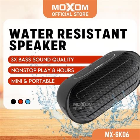 Moxom Original Pro Ipx7 Waterproof Bluetooth Speaker Deep Heavy Bass