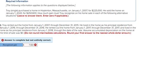 Answered Required Information The Following Bartleby