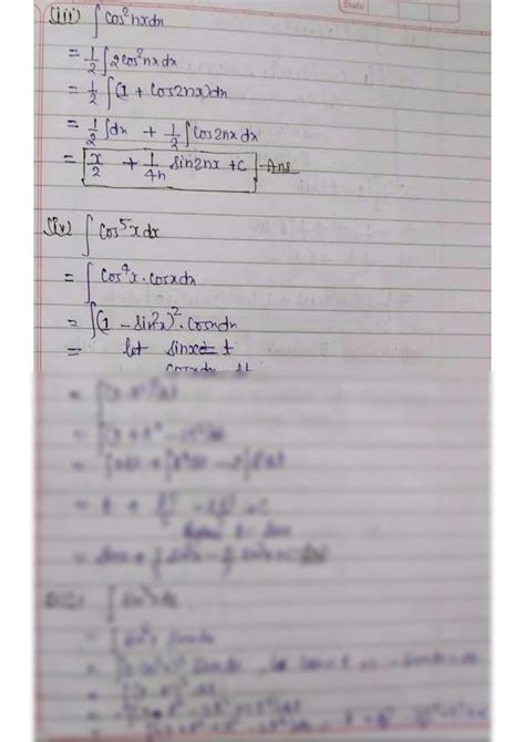 Solution Integration Using Trignometric Identity Studypool