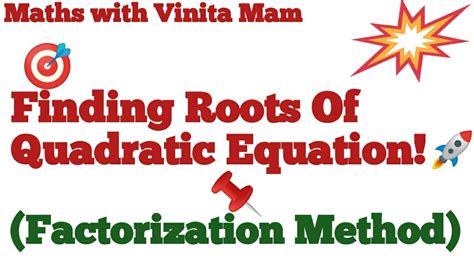 Quadratic Equations Made Simple Solve Like A Pro Using Factorization 🚀 Youtube