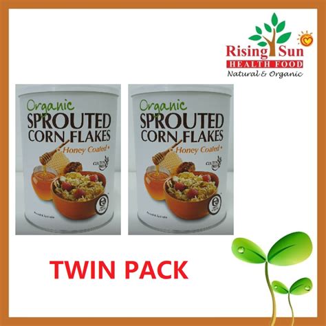 Organic Sprouted Corn Flakes Honey Coated 550g Twin Pack Lazada
