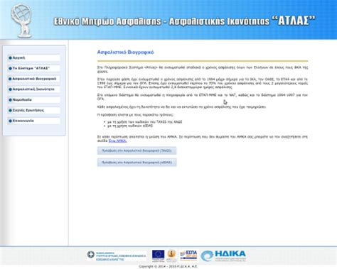 Ασφάλιση στον ΕΦΚΑ Αριθμός Μητρώου Ασφαλισμένου ΑΜΑ ΑΤΣΚΑΚΑΝΗΣ