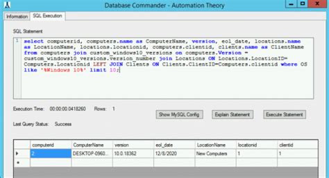 Mysql For Automate 101 Building Reports Automation Theory