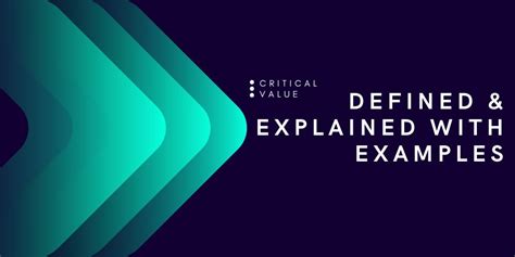 Critical Value Defined And Explained With Examples Mathtuition88