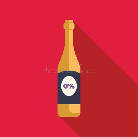 Non Alcoholic Sparkling Wine Bottle With Zero Percent Alcohol Content