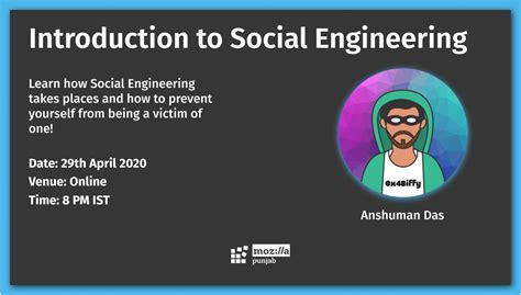 Introduction To Social Engineering Mozilla Community Portal