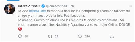 Murió Raúl Lecouna Histórico Productor De Exitosas Novelas Tn