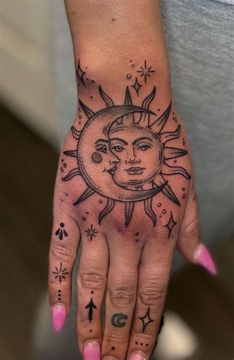Best 20 Sun And Moon Tattoos Hot Trending