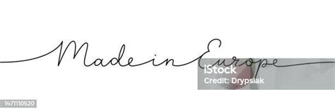 유럽에서 만든 연속 한 줄의 단어 문구 그림의 미니멀리스트 그림 유럽 국가 연속 한 줄 그림입니다 고급에 대한 스톡 벡터 아트 및 기타 이미지 Istock