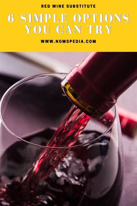 Whats The Best Red Wine Substitute In Cooking And Drinking