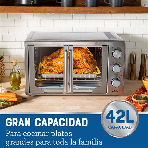 Horno Oster® Extra Grande Puertas Estilo Francés Con Freidora De Aire Y