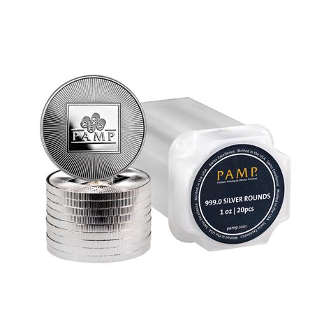 Silver Toned Pamp Collectible Coin Symbol Of Craftsmanship And Heritage Invi® Gold Trading Llc