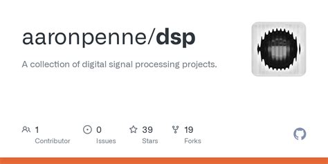 GitHub Aaronpenne Dsp A Collection Of Digital Signal Processing Projects