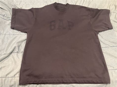Gap Yeezy Gap Engineered Balenciaga Dove Padded Heavy Fleece Tee Grailed