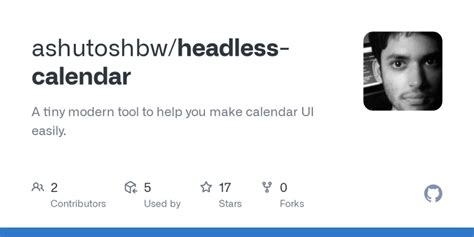 Ashutosh Biswas On Linkedin Github Ashutoshbwheadless Calendar A