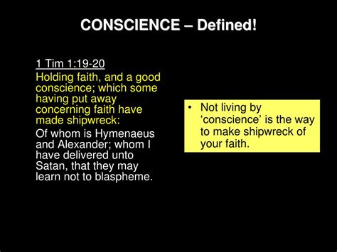 Ppt Out Of Conscience Powerpoint Presentation Free Download Id587670