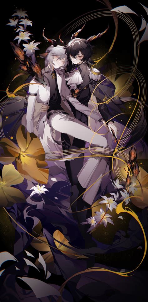 Ebenholz And Kreide Arknights Drawn By Muyekikikikikikikiya Danbooru