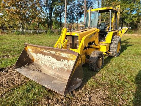Sold 1983 John Deere 710b Construction Backhoe Loaders Tractor Zoom