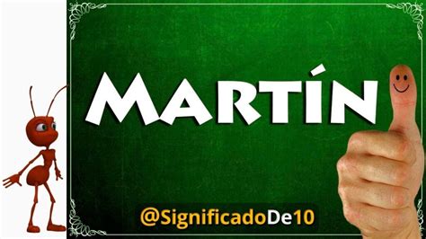 Qué significa Martin