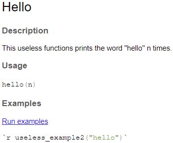 R How To Run Documentation Functions Inside Roxygen2 Examples