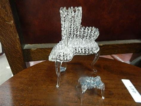 Blown Glass Piano And Piano Bench