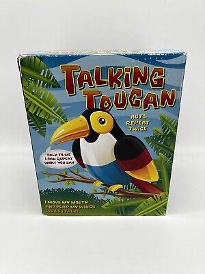 1994 Talking Toucan Toy Repeats Anything You Say Woriginal Box Works